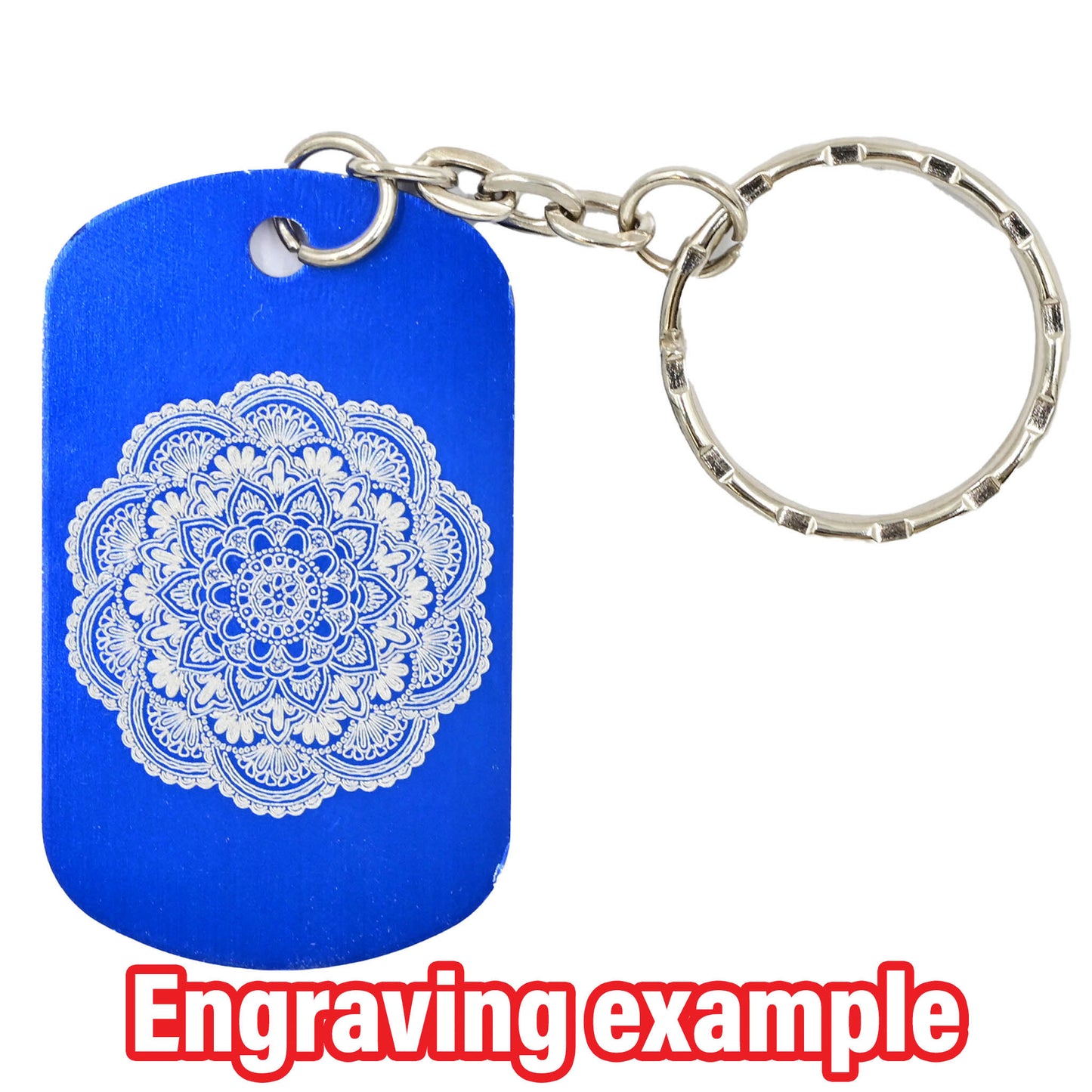 Aluminium Engraving Plate, Military Tag, 50mm x 25mm – 3D Printing Store