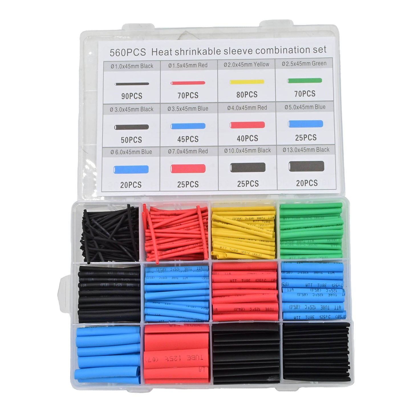 Heat Shrink Kit with Box, 560 Piece – 3D Printing Store