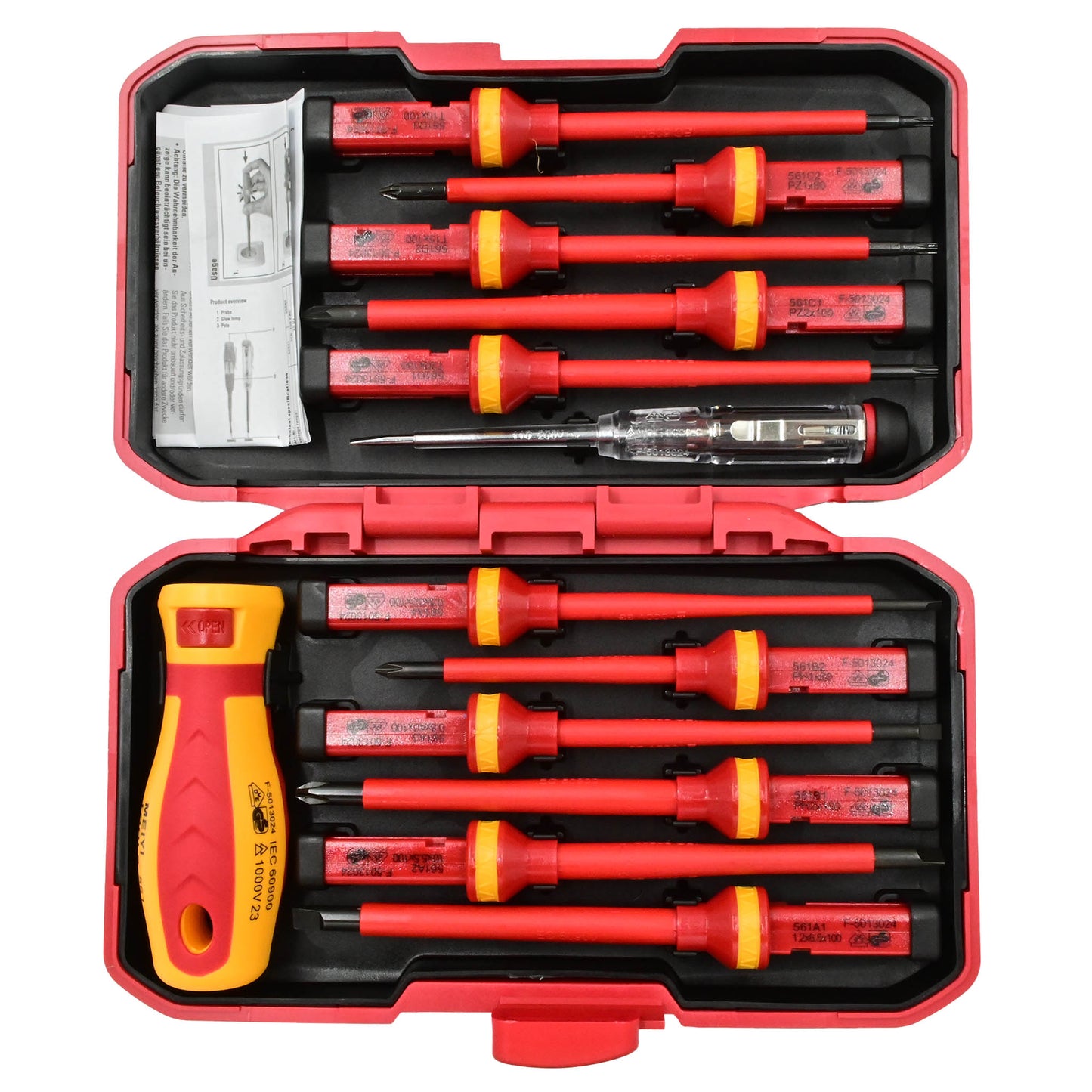 Screwdriver Set for Electrical Work, 13 Piece, 1000V Rating – 3D ...