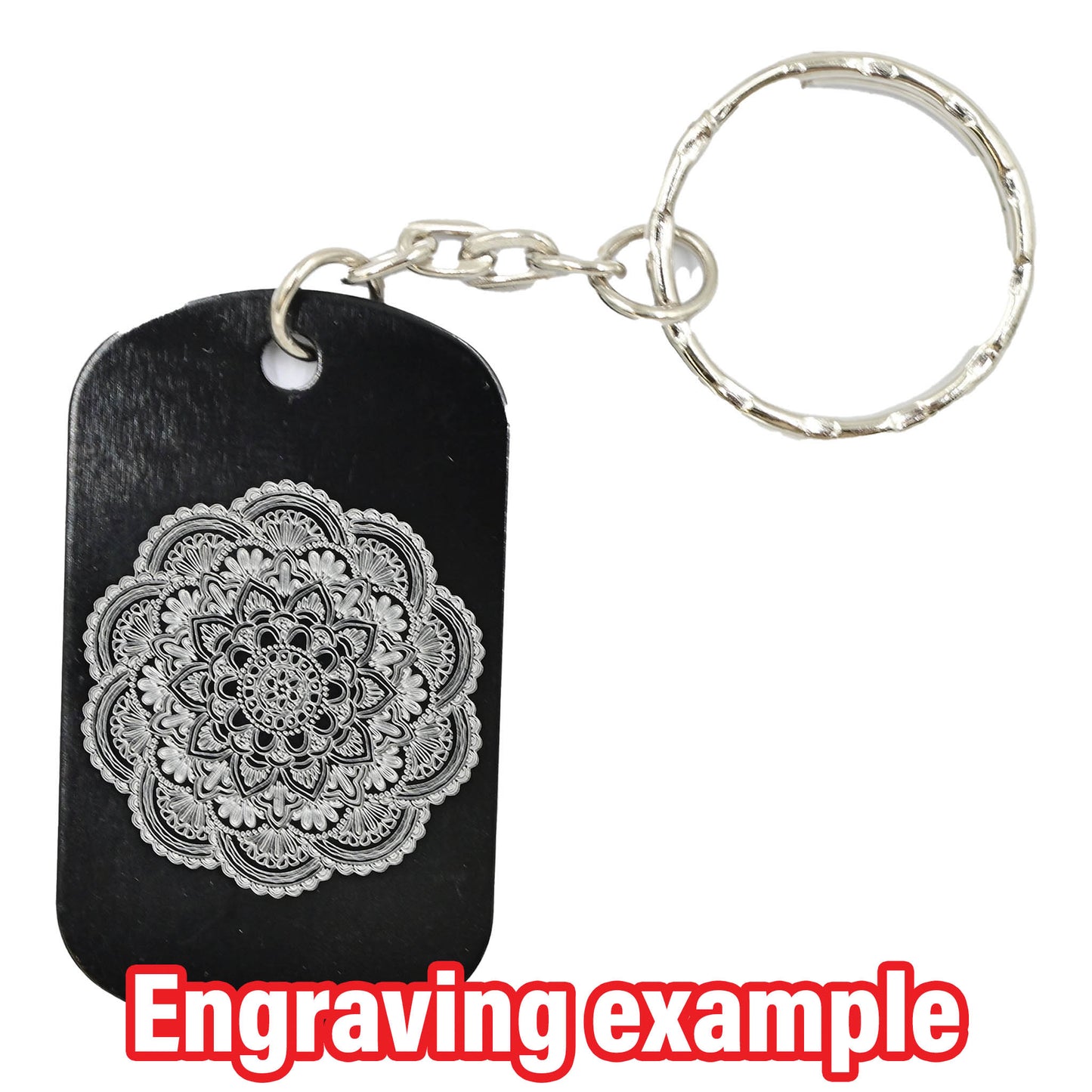 Aluminium Engraving Plate, Military Tag, 50mm x 25mm – 3D Printing Store