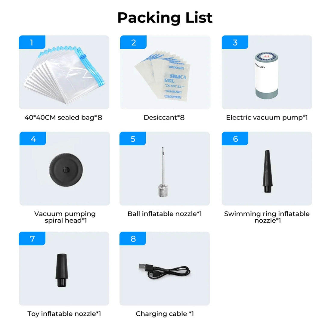 Creality Filament Vacuum Storage Kit – 3D Printing Store