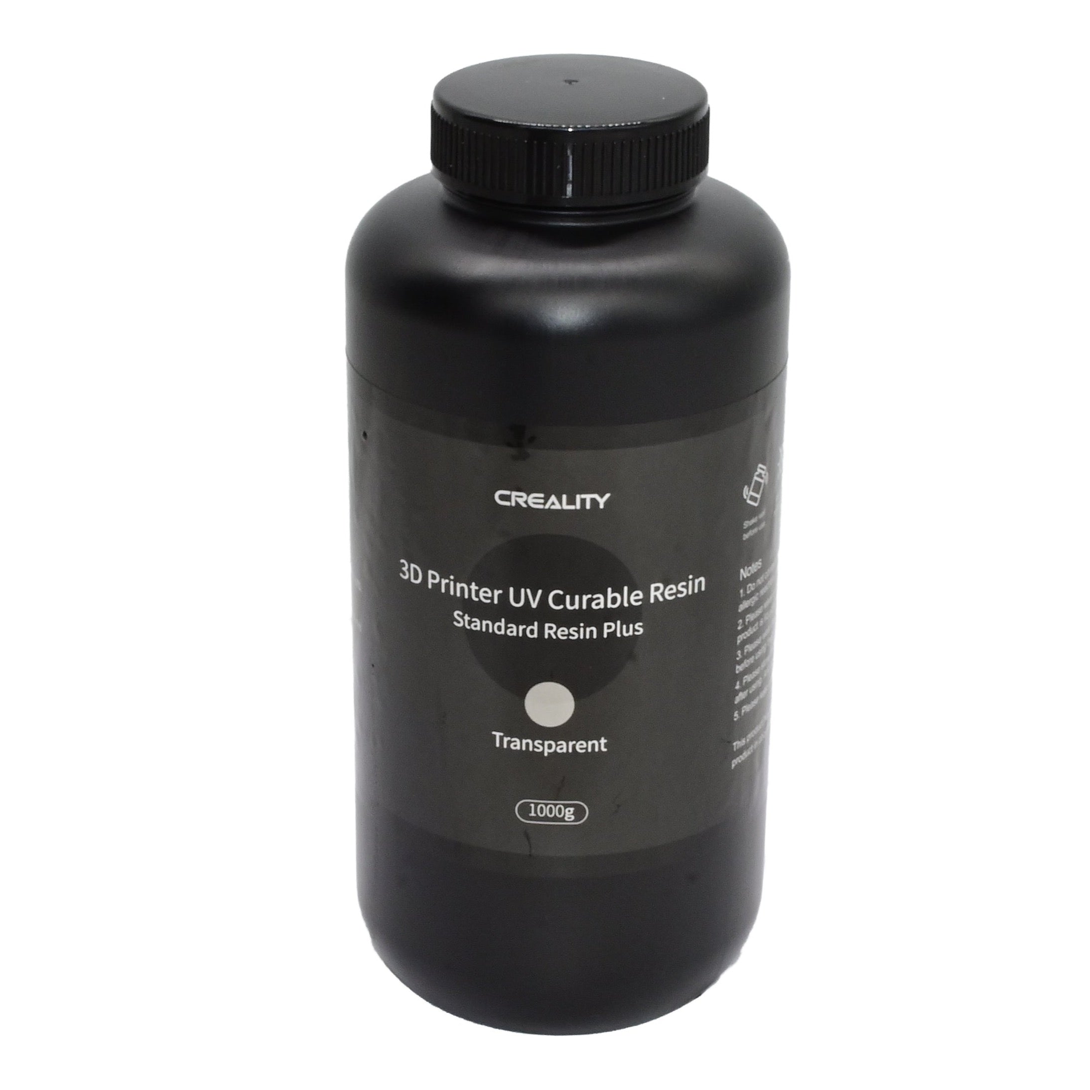 Creality UV Standard Resin Plus, 1kg, Transparent – 3D Printing Store