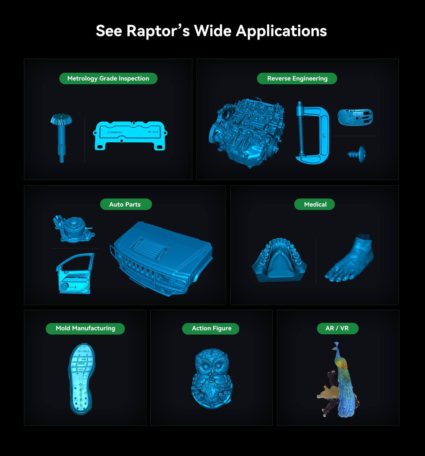 Creality CR-Scan Raptor 3D Scanner – 3D Printing Store