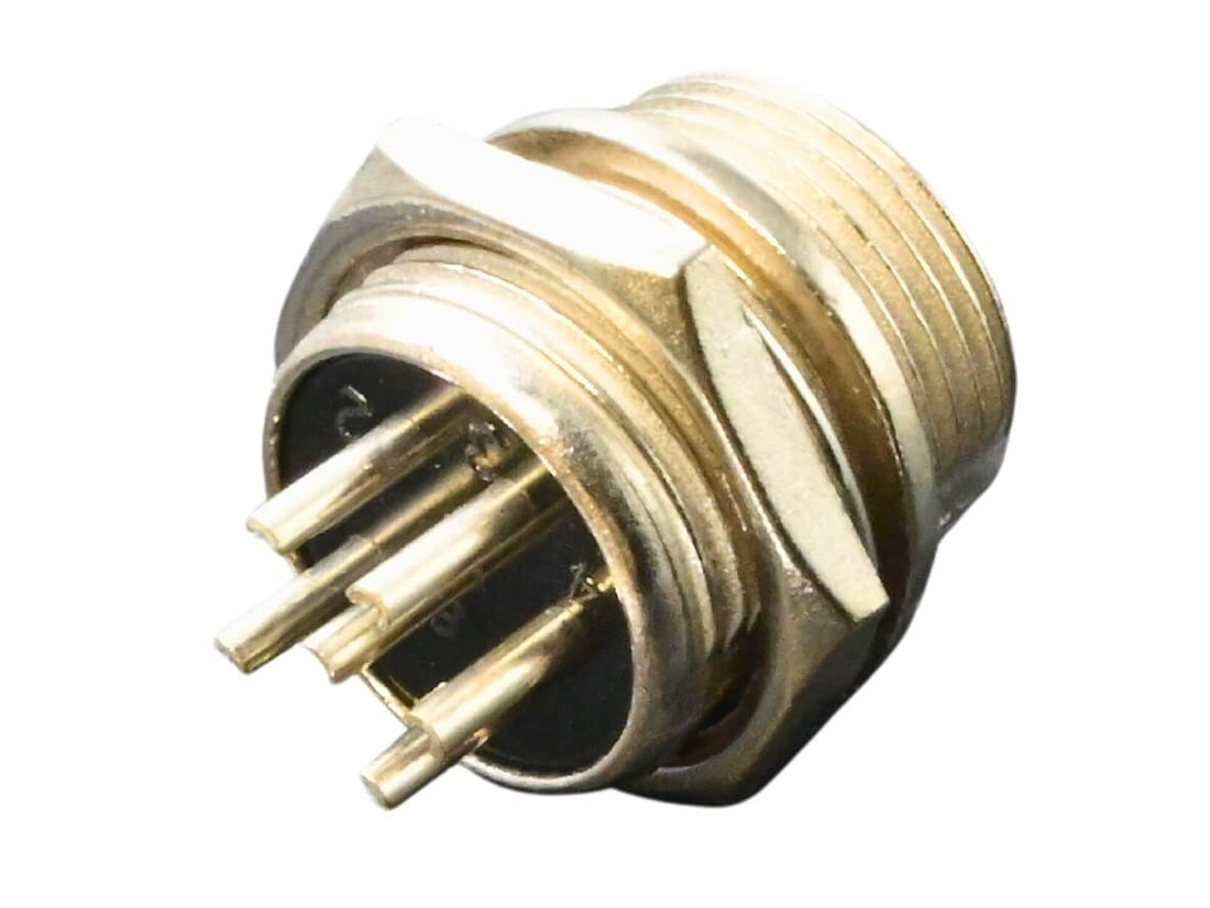 GX16 Connector, 6 Pin, Male – 3D Printing Store