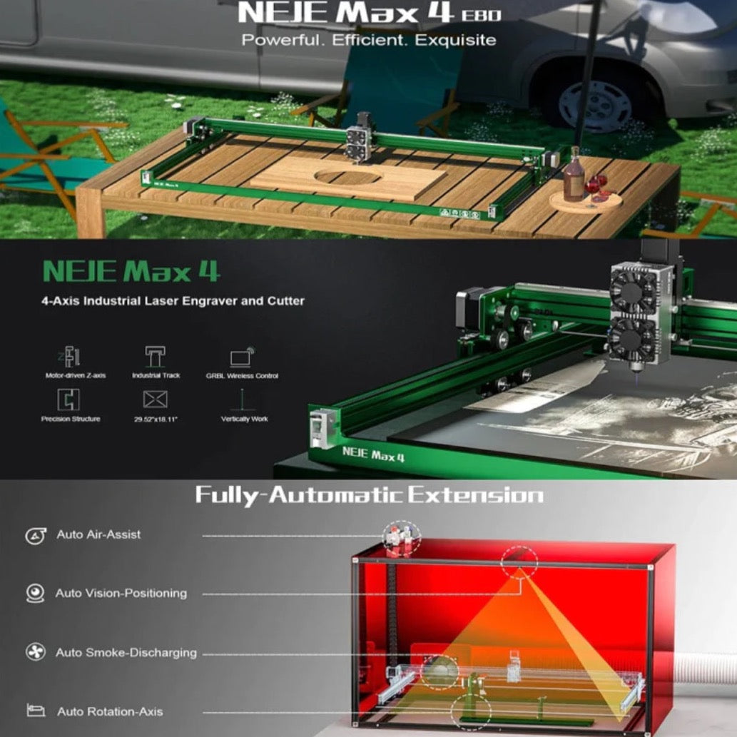 NEJE Max 4 with E80 Laser – 3D Printing Store