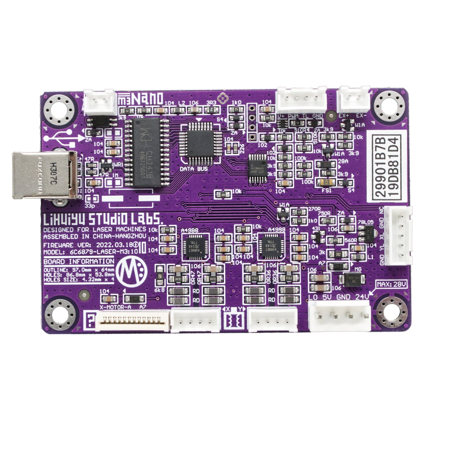 M3 Nano CO2 Laser Controller Board – 3D Printing Store