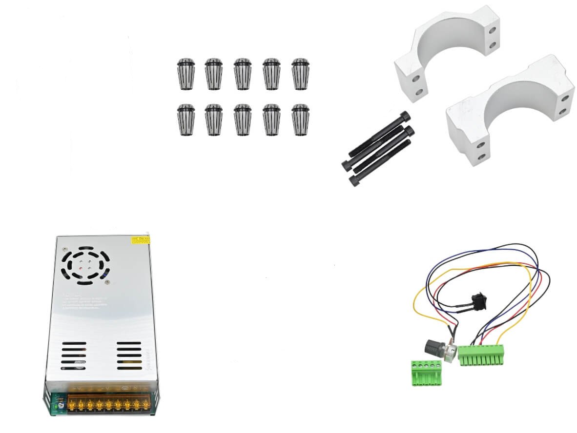 Spindle Kit, 500W, Brushless, 12 000 RPM – 3D Printing Store