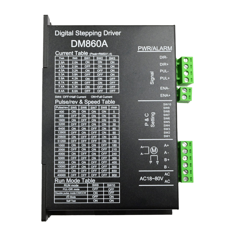 Stepper Motor Driver, DM860A, 8.4A – 3D Printing Store