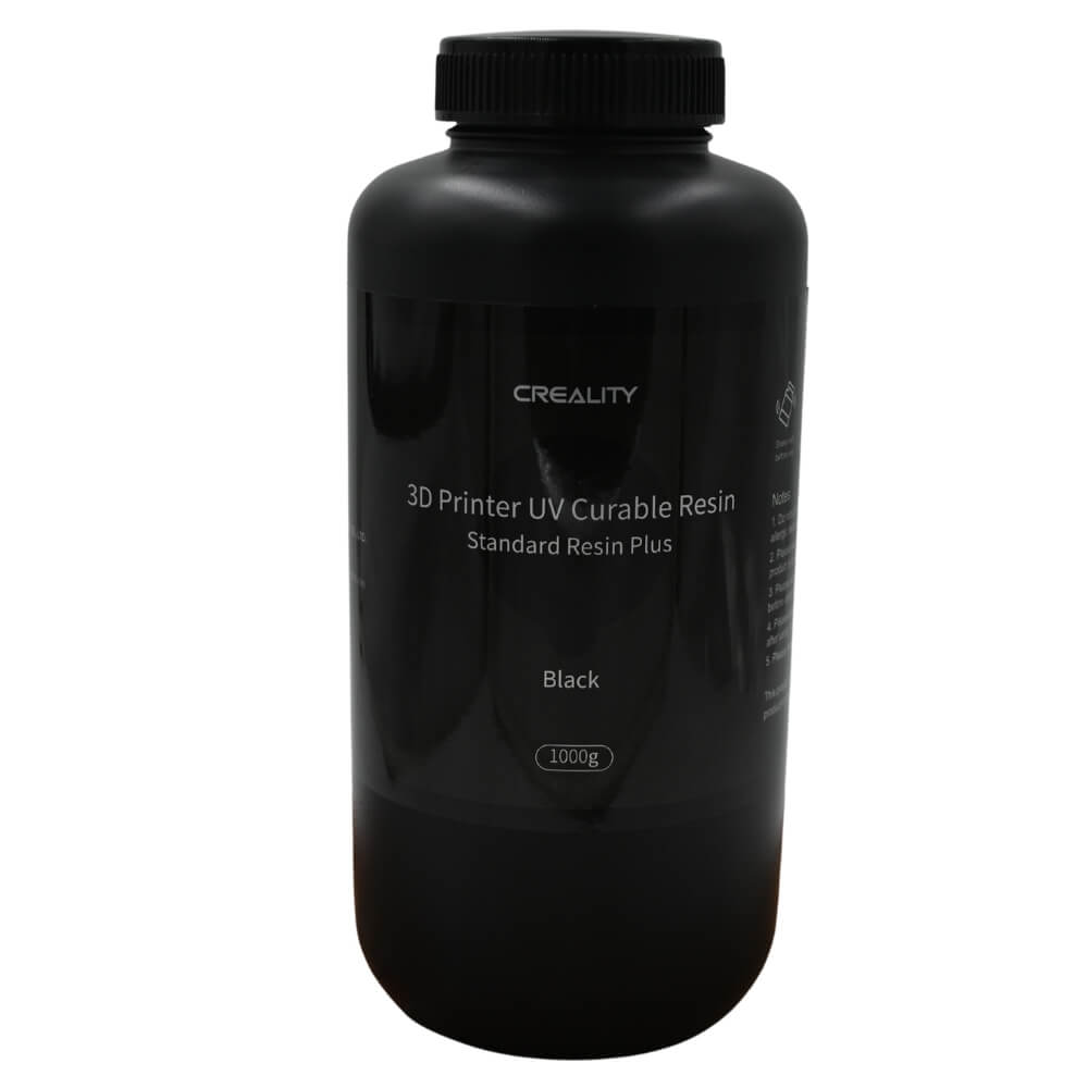 Creality UV Standard Resin Plus, 1kg, Black – 3D Printing Store