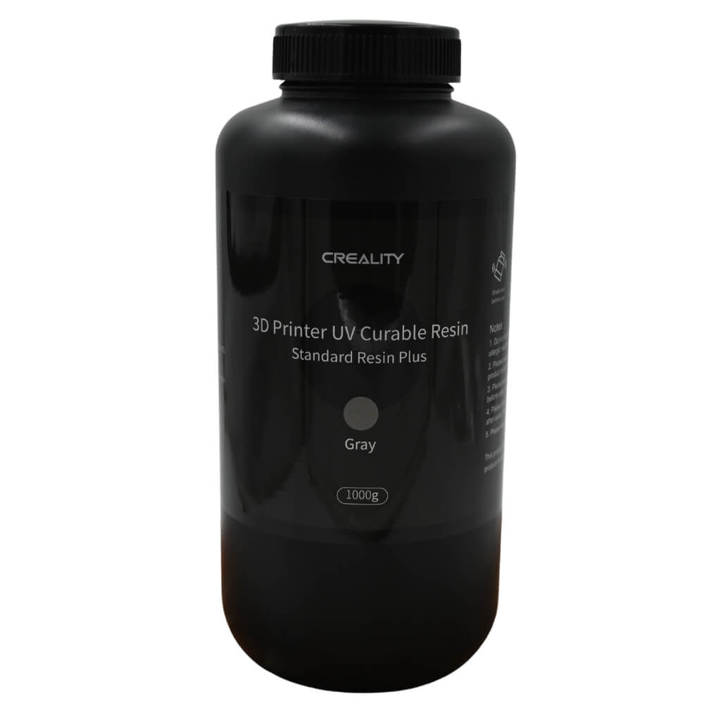 Creality UV Standard Resin Plus, 1kg, Grey – 3D Printing Store
