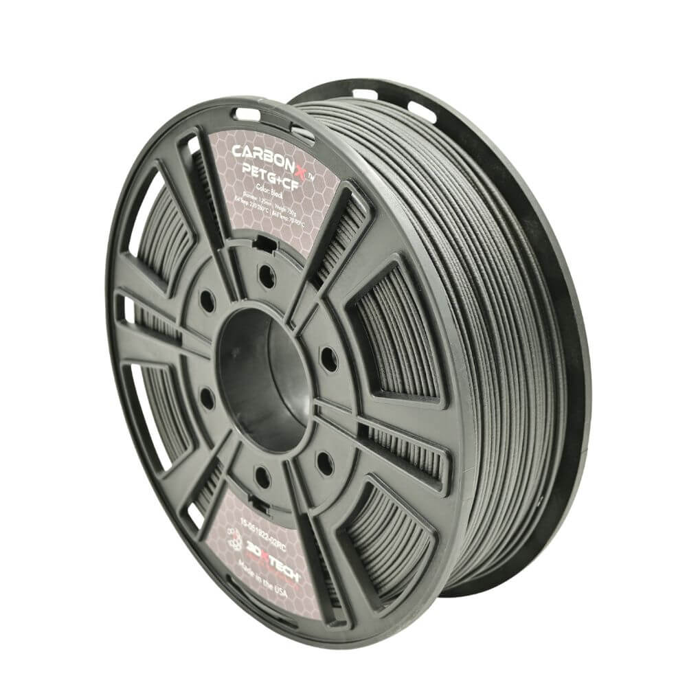 3DX Tech CarbonX PETG Filament, 1.75mm, 0.75kg, Black – 3D Printing Store