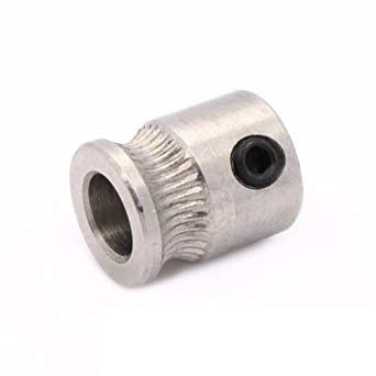 Extruder Gear for direct drive extruder, MK8, Stainless Steel – 3D ...