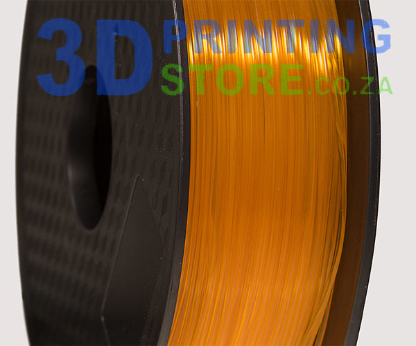PLA Transparent Filament, 1kg, 1.75mm, Orange – 3D Printing Store