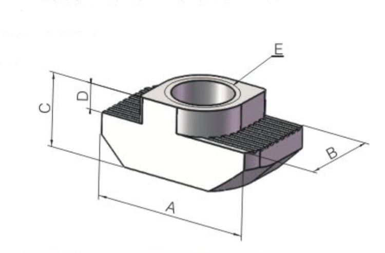 20 Series Turn T-Nut, M4, Pack of 5 – 3D Printing Store
