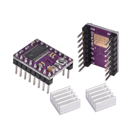 Stepper motor driver, DRV8825, with heat sink – 3D Printing Store