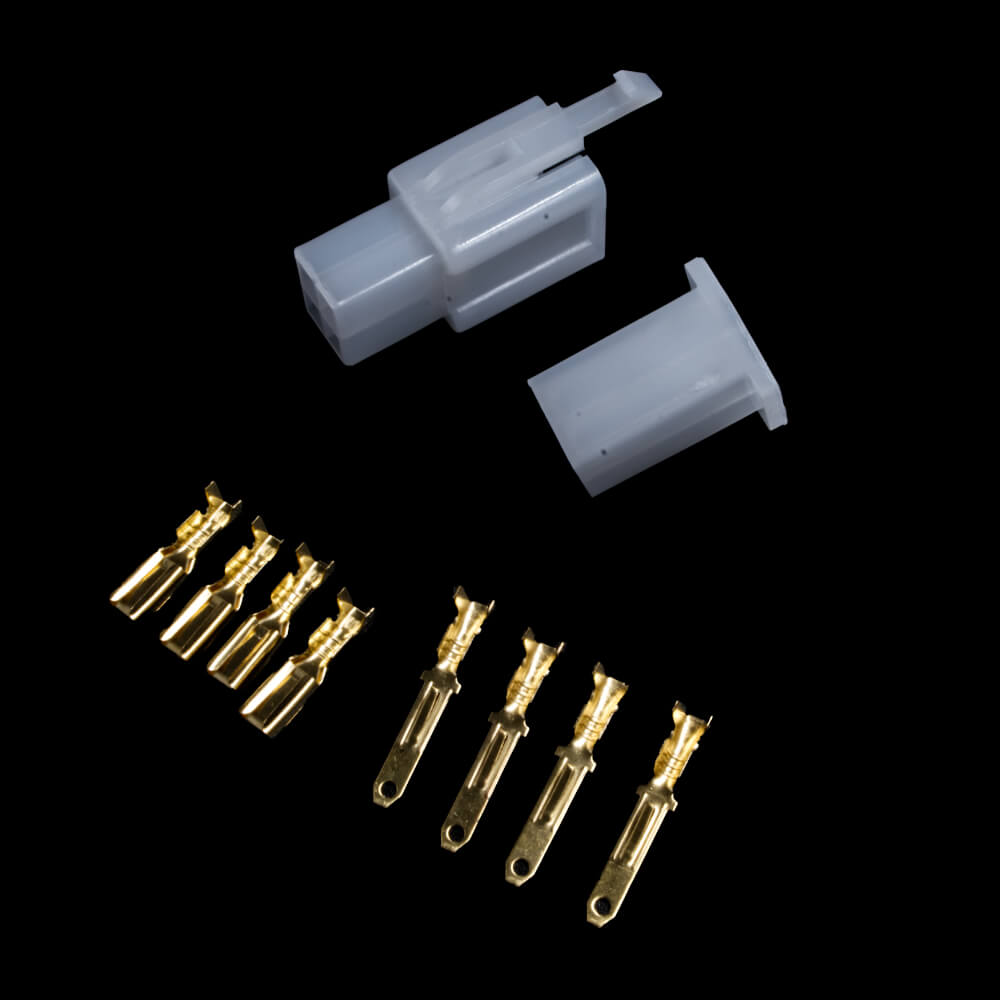 4-Pin Male-Female Power Connector with pins – 3D Printing Store