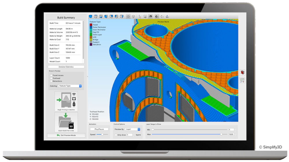 Simplify3D® V5 Software – 3D Printing Store